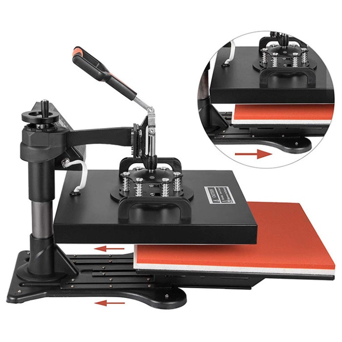 Swing Away Flatbed Press Machine