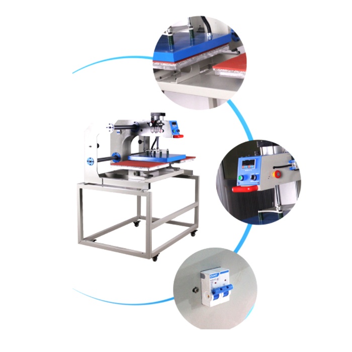 Pneumatic Automatic double station Heat transfer Machine 40*40cm